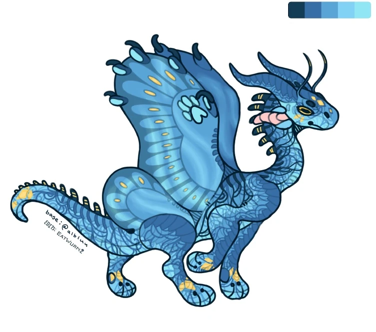 Finished blue SilkWing! | Fandom