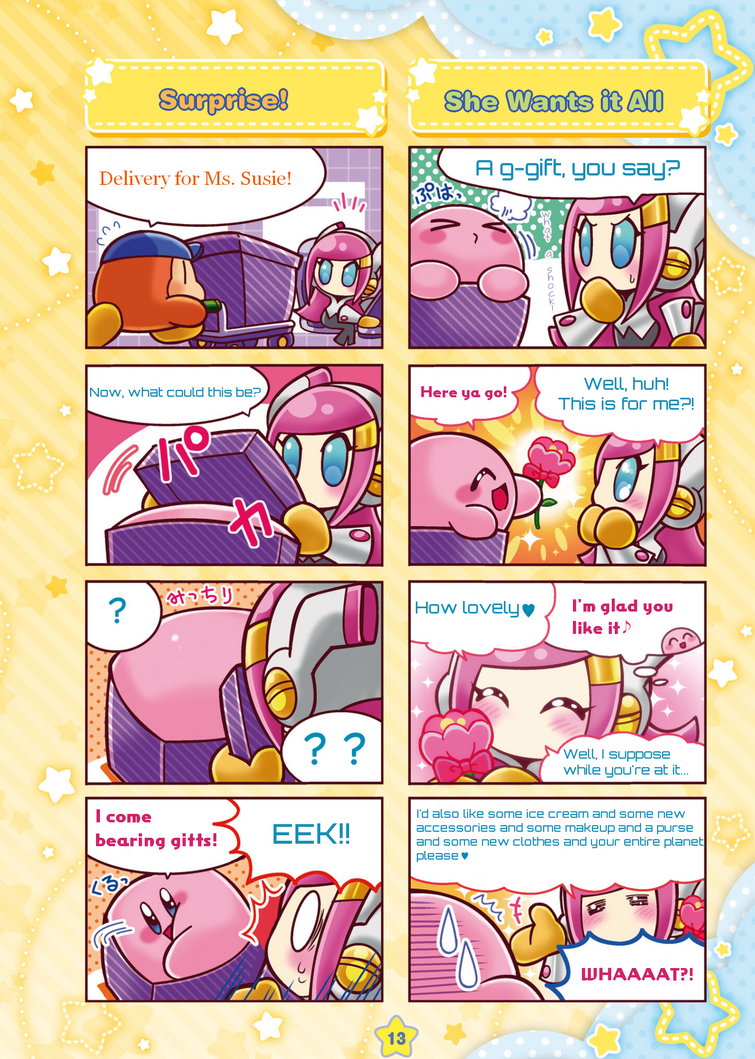 Some Kirbysusie Friendship From The Sparking Pupupu World Manga Fandom