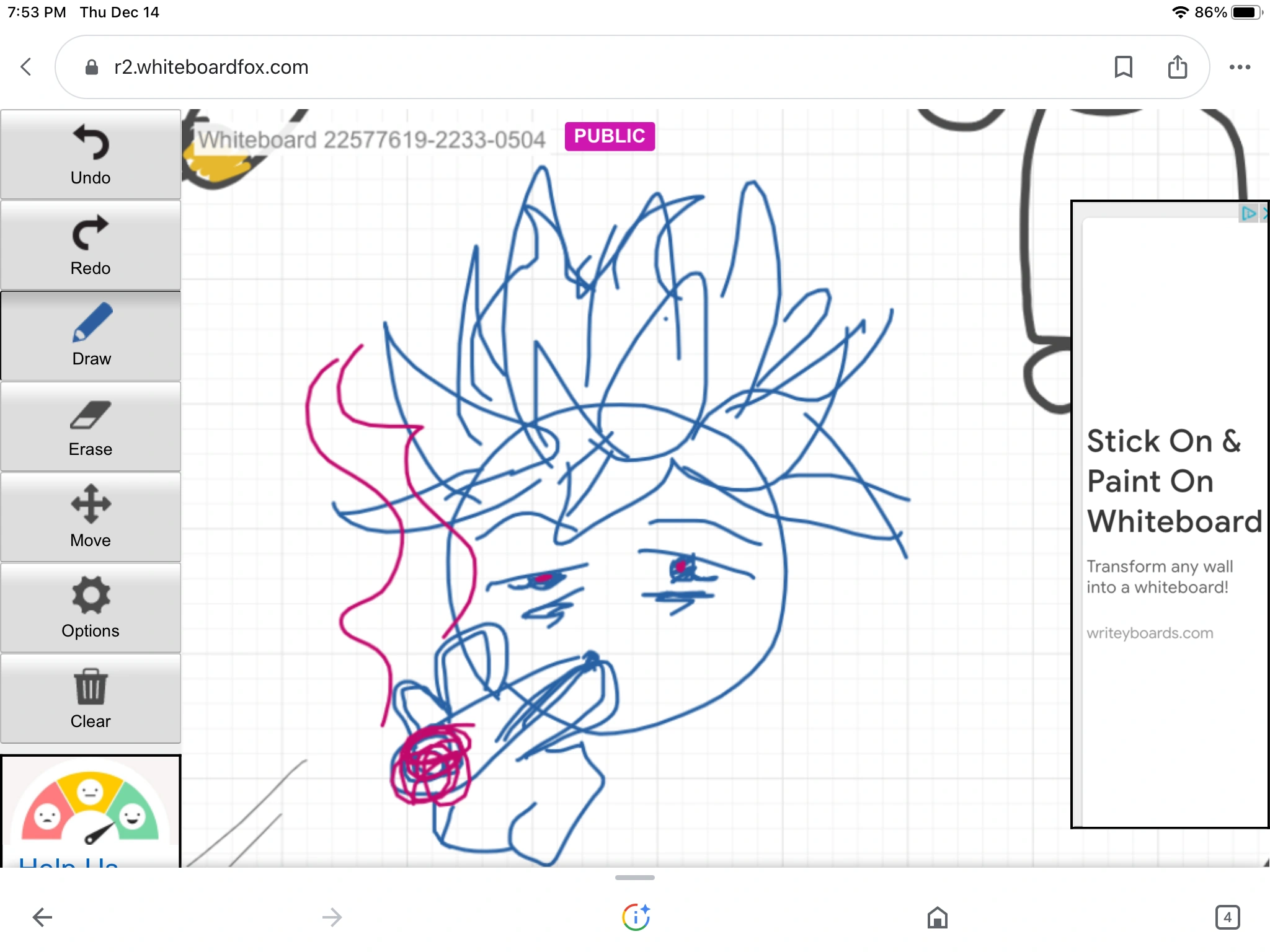 My favorite drawing by far on the most recent whiteboardfox I’ve been ...