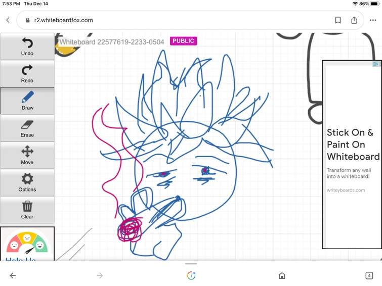 My favorite drawing by far on the most recent whiteboardfox I’ve been in | Fandom