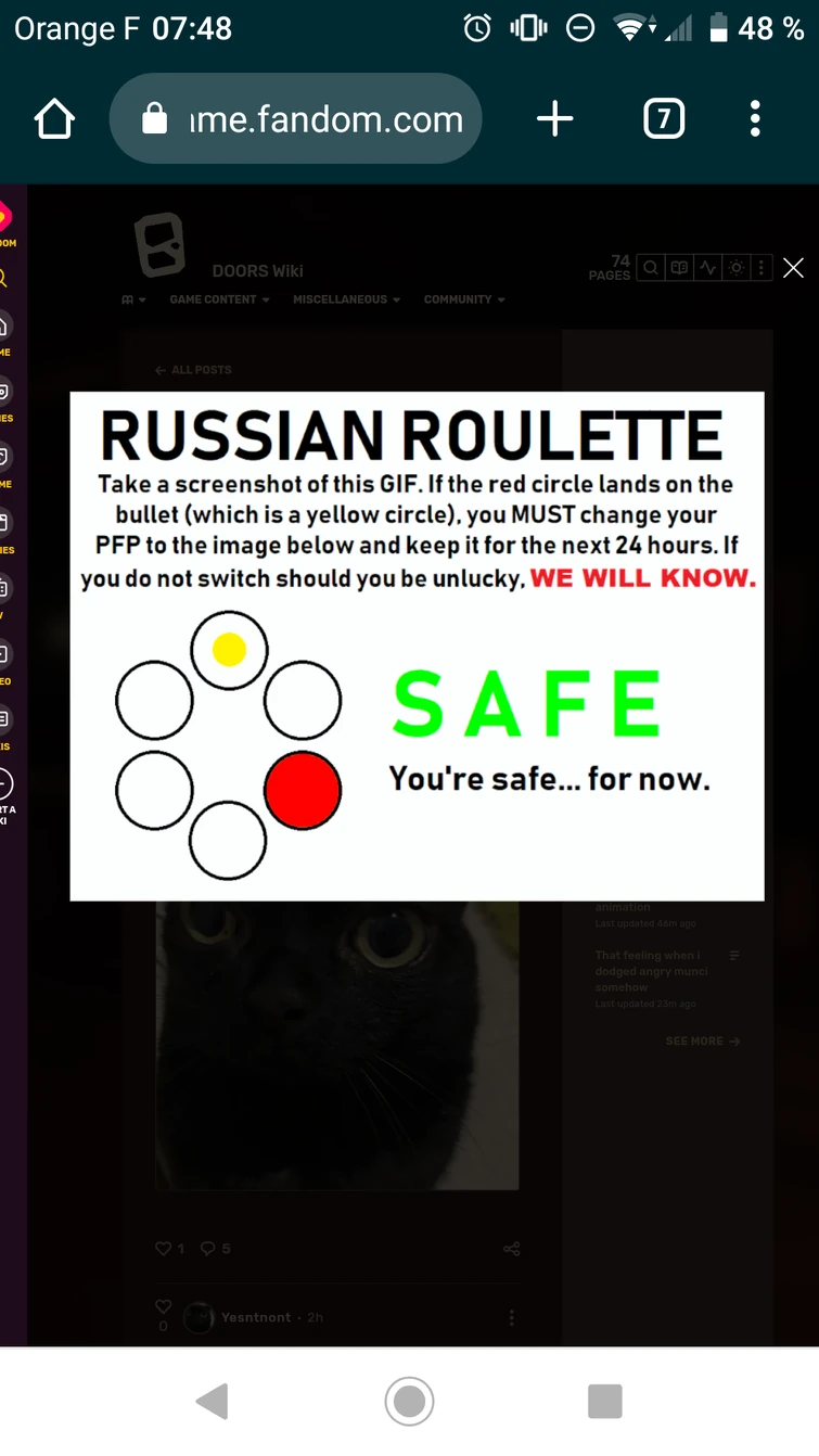 Russian Roulete lol xd haha again | Fandom