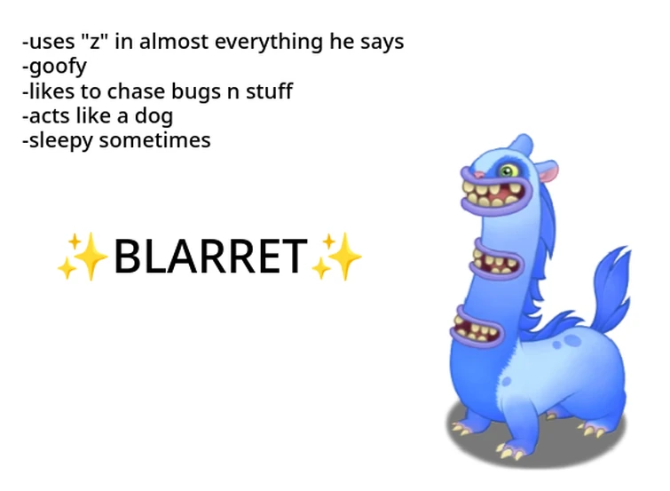 Blarret RP card i made | Fandom