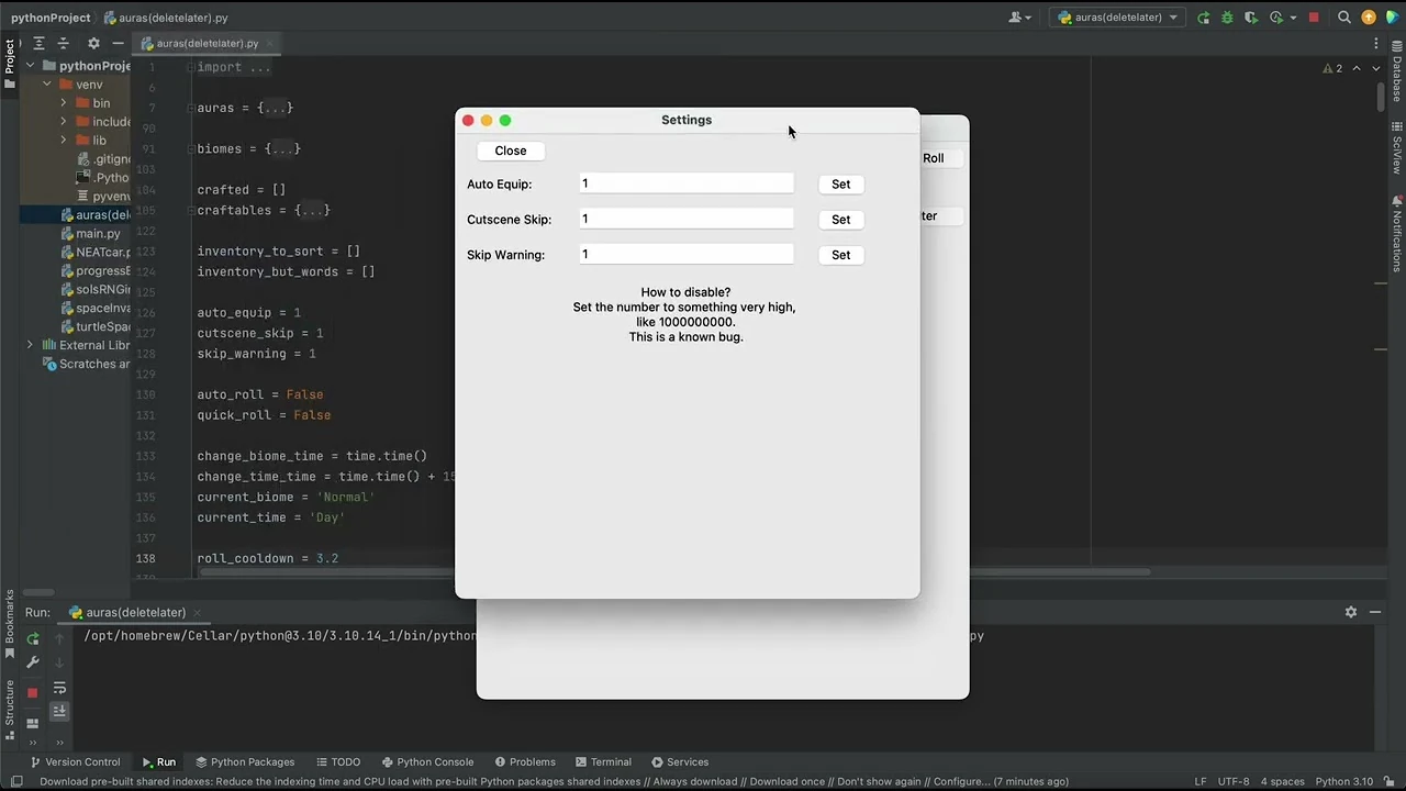 should I continue sols rng in python | Fandom