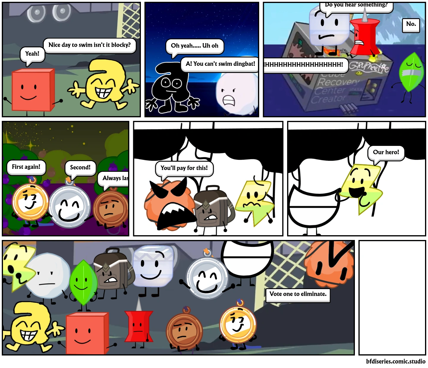 Bfdi comics 1 | Fandom