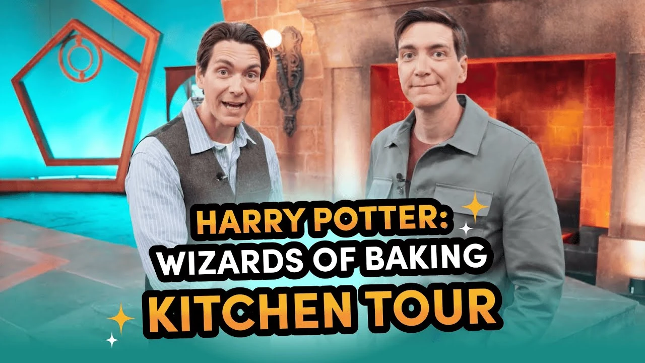 Harry Potter: Wizards of Baking Kitchen Set Tour with James and Oliver Phelps | Fandom