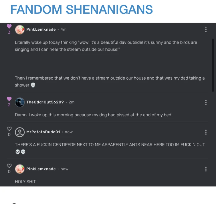 HOLY FUCKING SHIT | Fandom