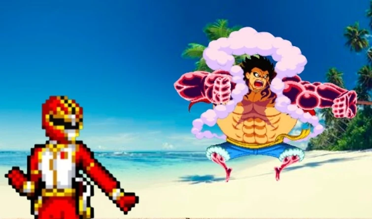 Captain Marvelous vs Monkey D Luffy (Super Sentai vs One Piece) Sprite ...