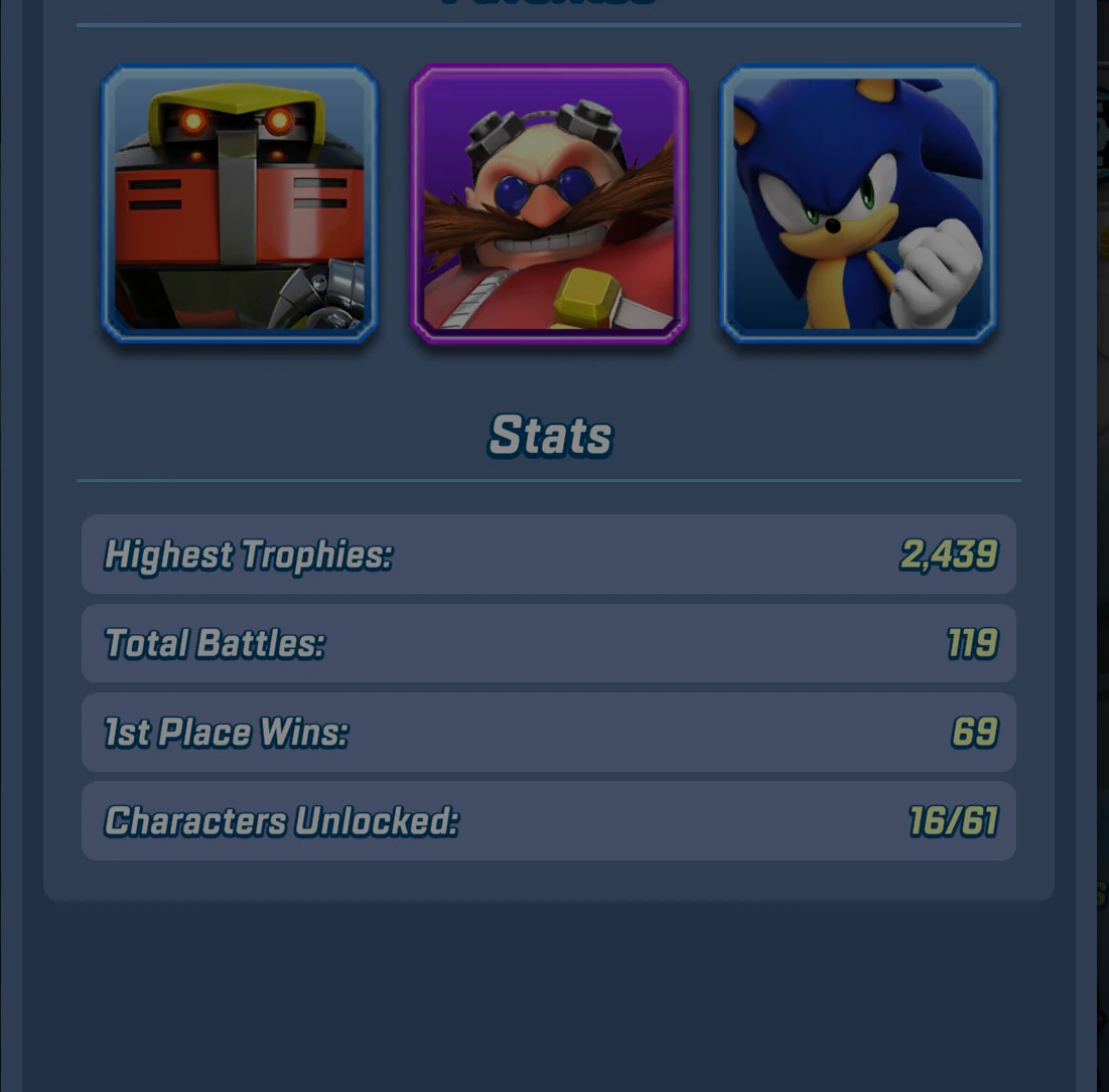 my stats in sonic forces: speed battle | Fandom