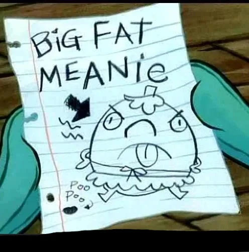 I drew a picture of the big fat meanie (Mrs.Puff). | Fandom