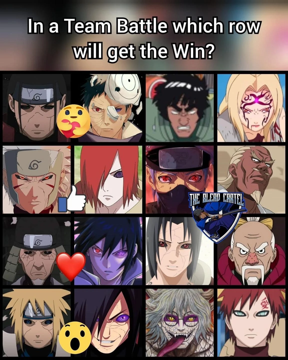 In a team battle, which row will get the win? | Fandom