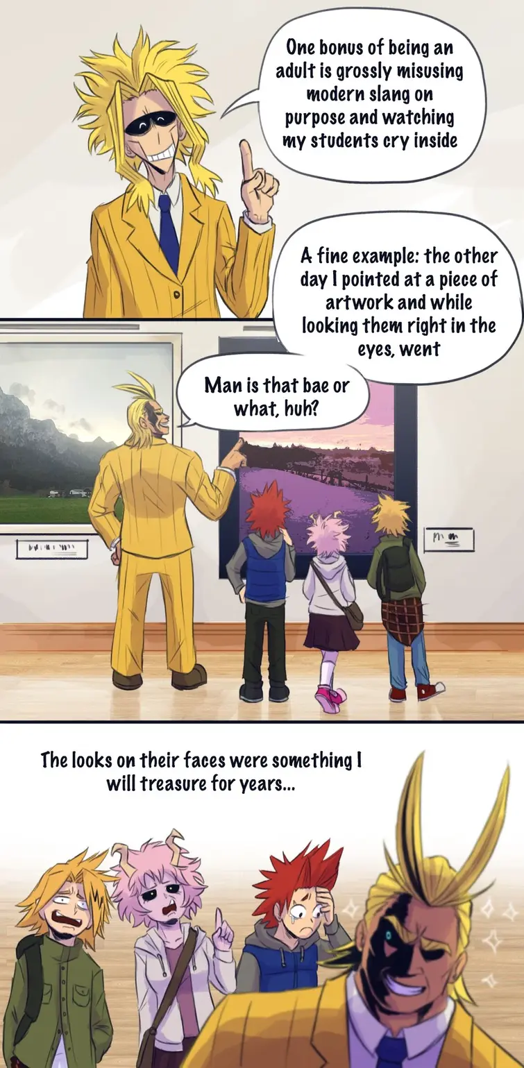 all might meme. | Fandom