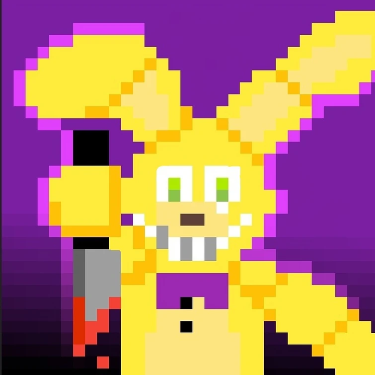 Spring Bonnie Pixel Art | Fandom