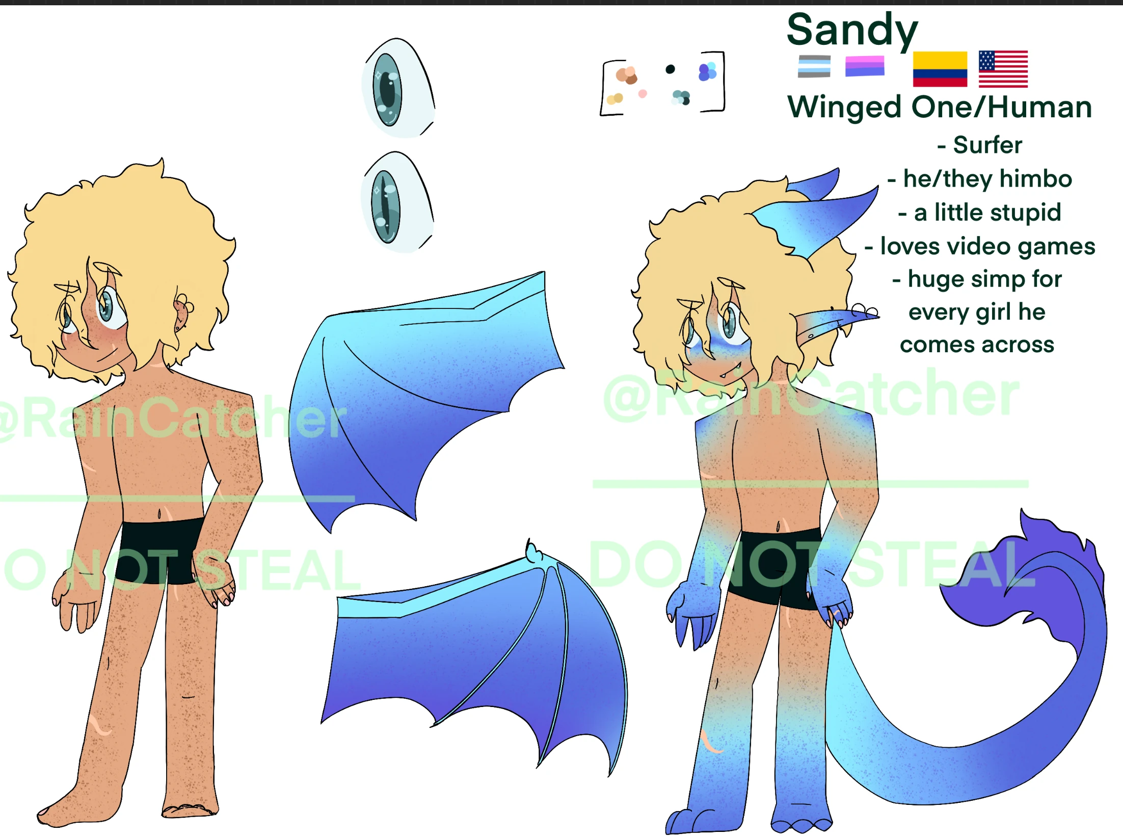 Hehehe new winged ones OCs! (Closed species for now)(upvotes/comments ...