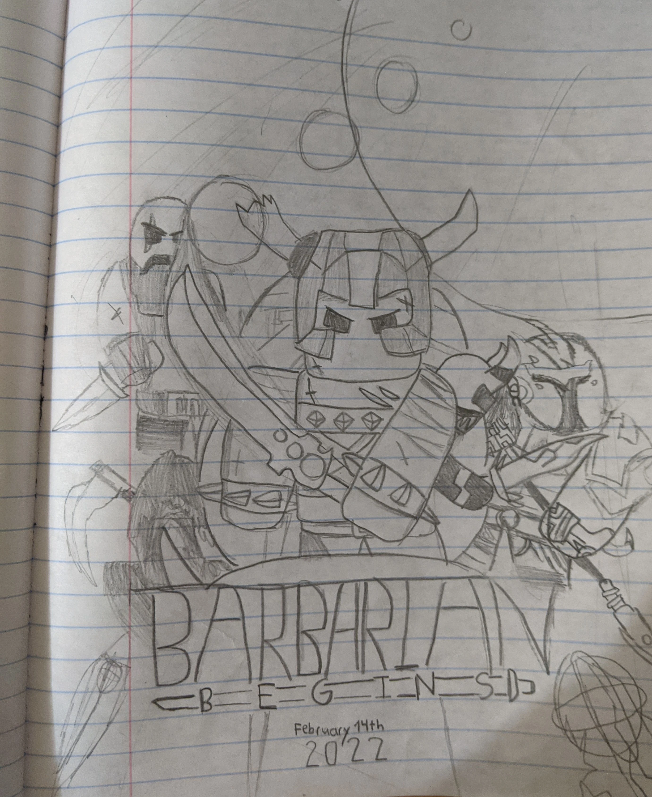 Barbarian Begins Art | Fandom