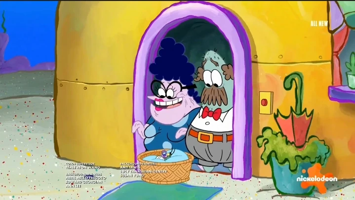 Cecil and Bunny in Sheldon SquarePants | Fandom