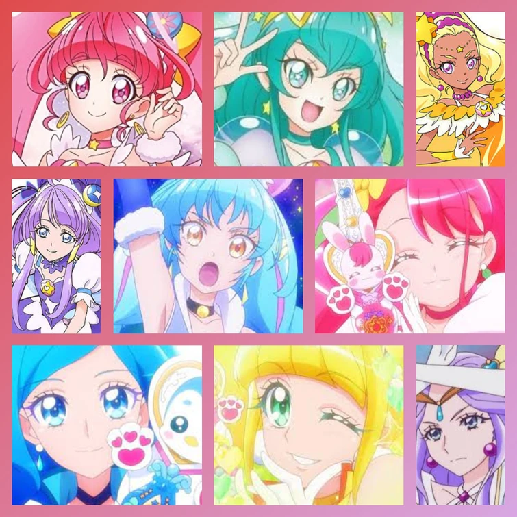 a precure collage i made for the 20th anniversary | Fandom