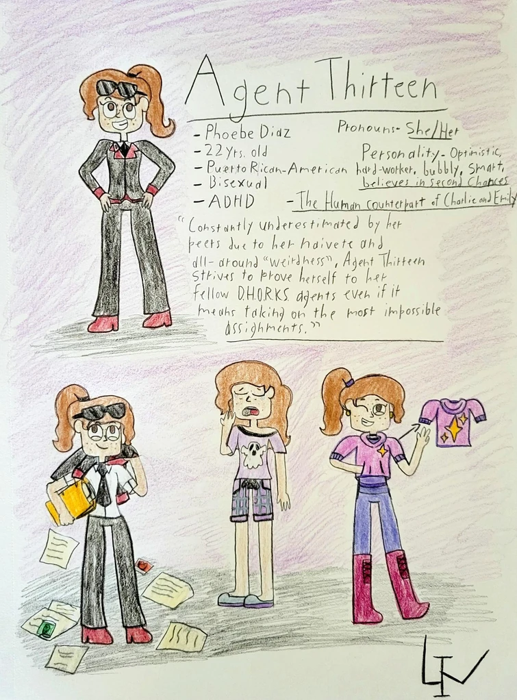 It took me a long time, but I've finally perfected my D.H.O.R.K.S. OC ...