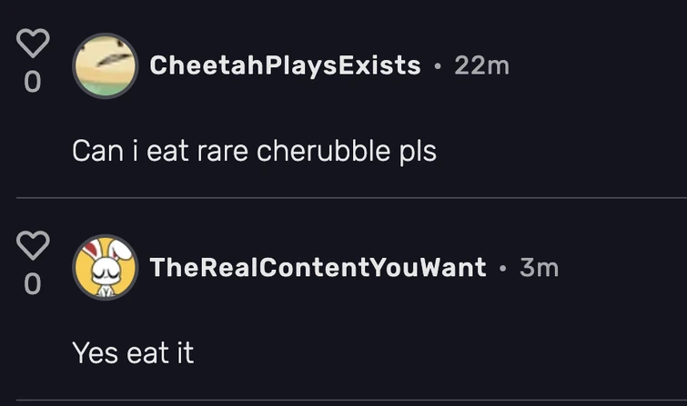i ate rare cherruble | Fandom