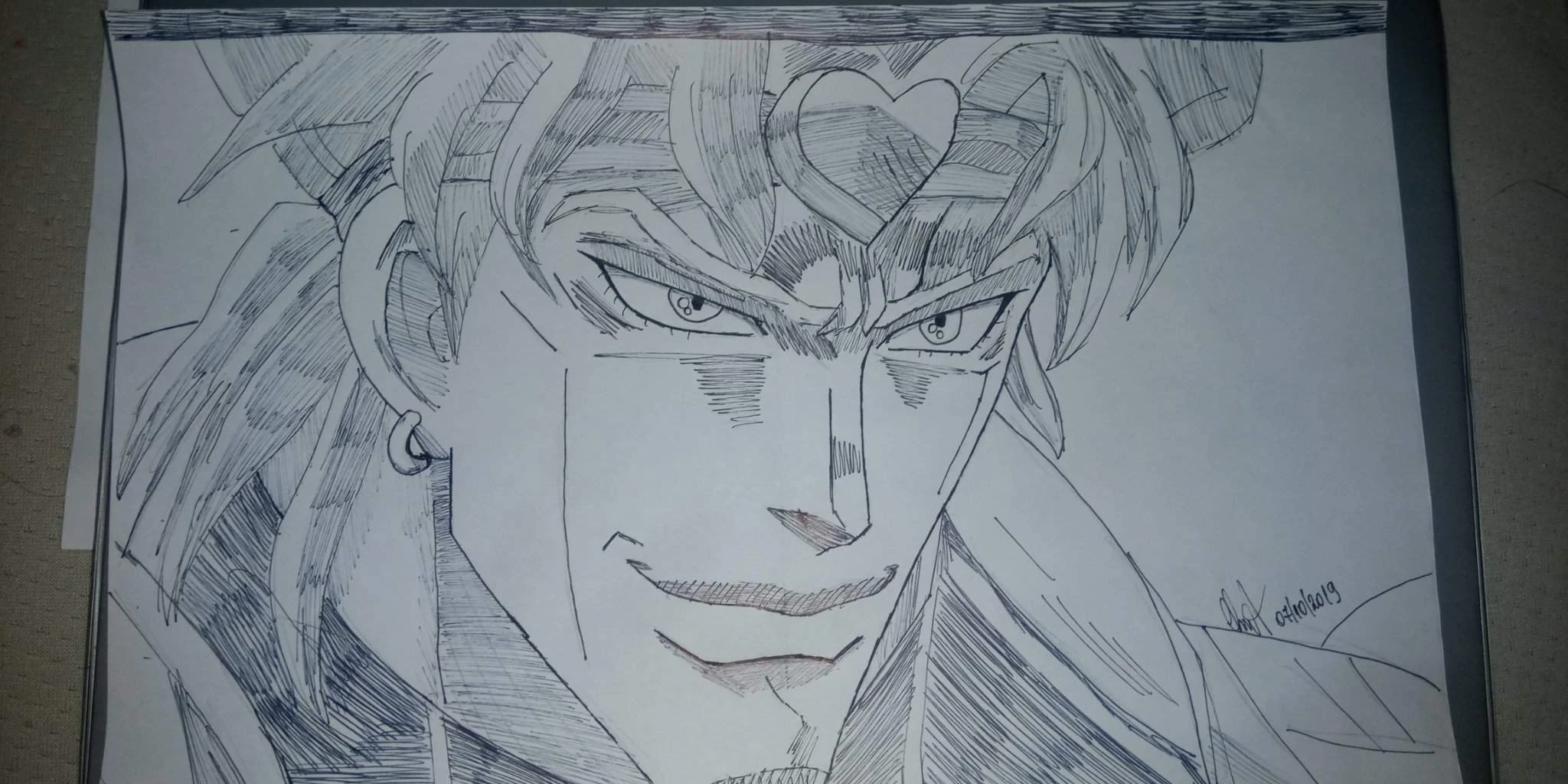 First time i draw dio | Fandom