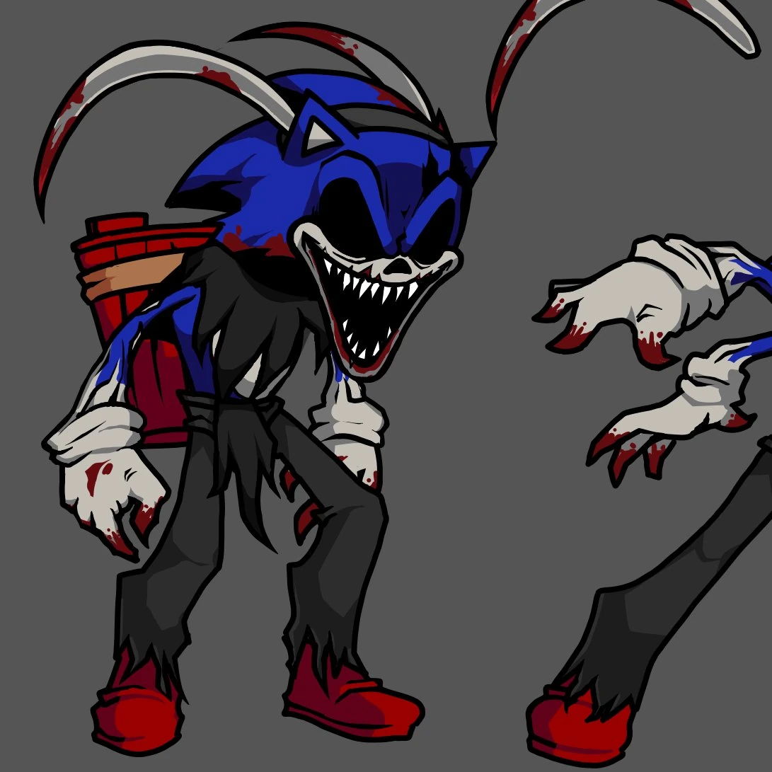 i went through one of the artists twitter that redesigned sonic.exe and ...