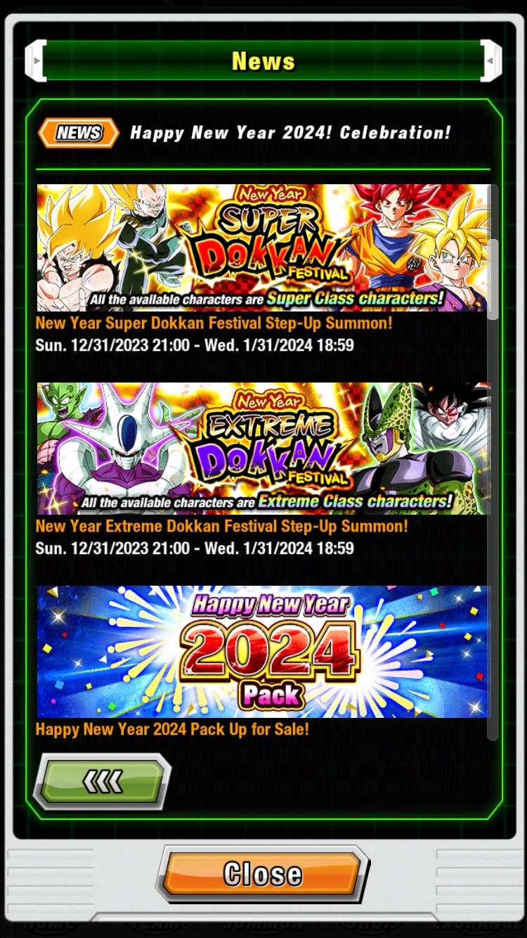 Happy New Year 2024! Celebration and TEQ Super Trunks banners info ...