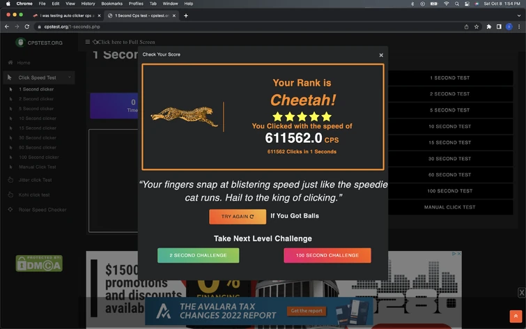 i was testing auto clicker cps and | Fandom