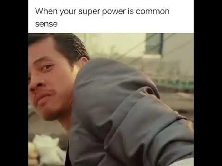 My superpower is common sense (meme) | Fandom