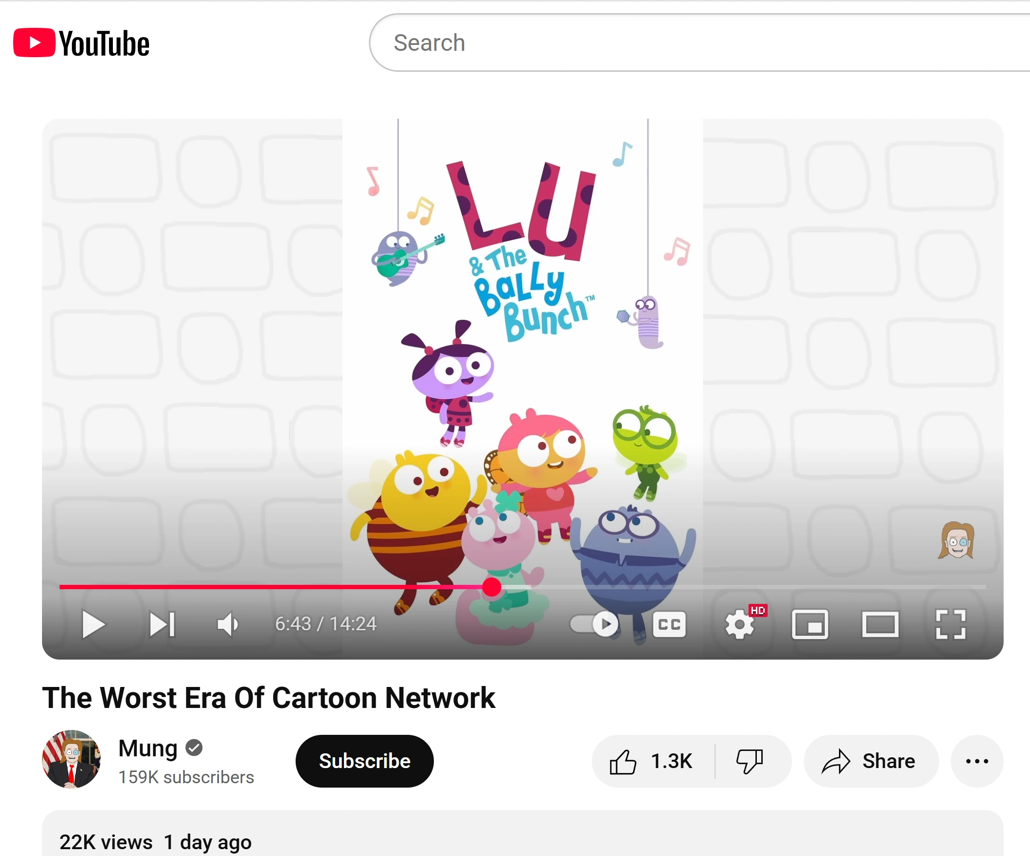 Never thought i would see the day where Mung of all youtubers mentions ...