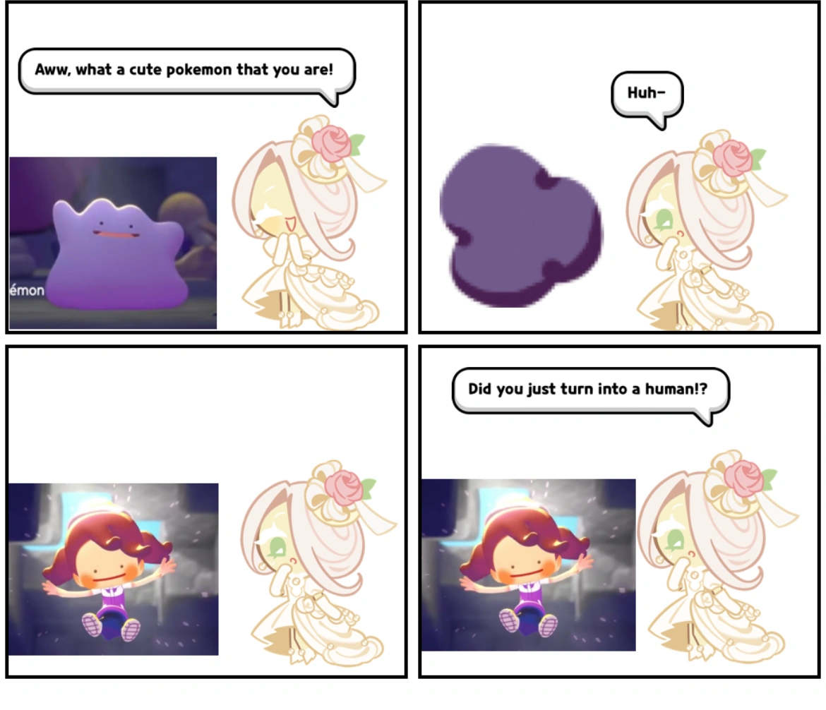 Wedding cake cookie meets a human ditto | Fandom