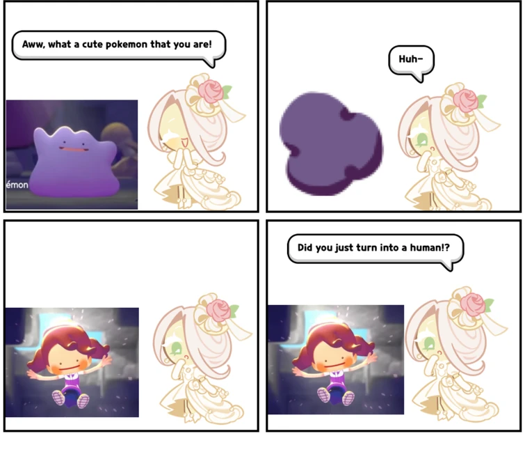 Wedding cake cookie meets a human ditto | Fandom