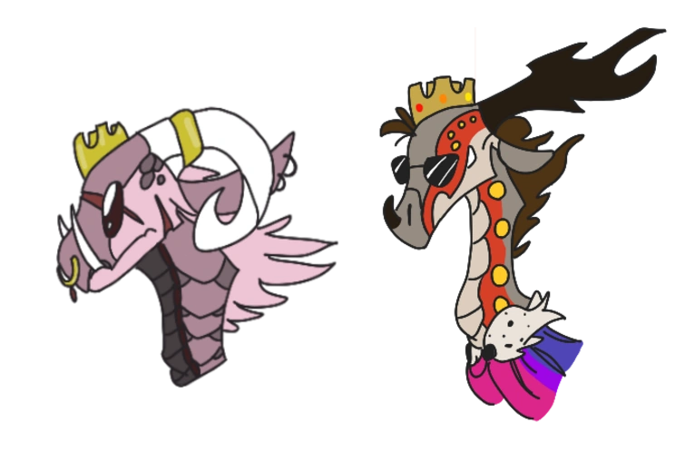 Eret and Technoblade from Dsmp as dragons! | Fandom