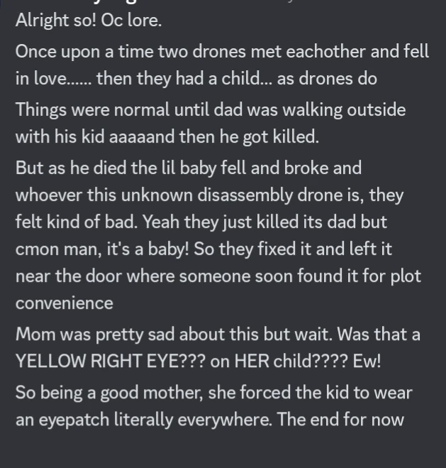I try to explain oc lore to myself in my personal server | Fandom