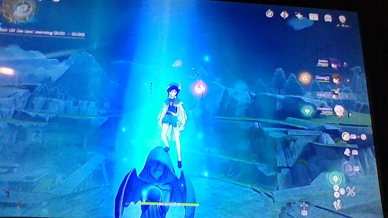 Venti is just standing on his own statue of the seven | Fandom