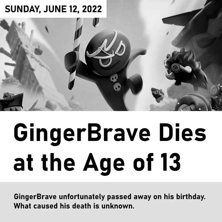 R.I.P. GingerBrave | Fandom