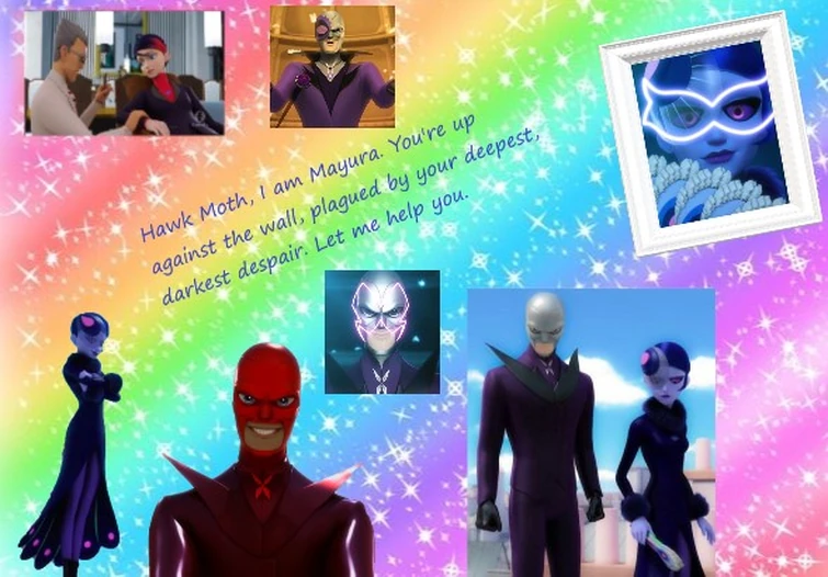 Gabriel/Hawk Moth and Nathalie/Mayura | Fandom