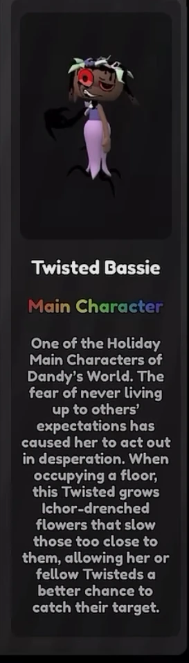 Twisted Bassie's description cuz yes | Fandom