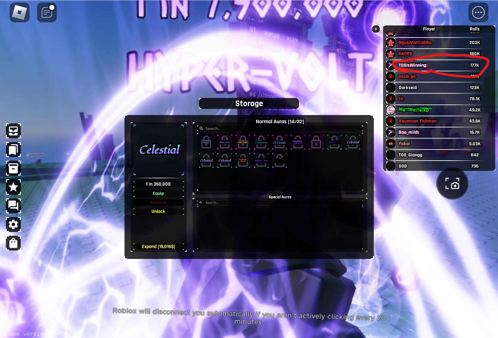 I decided to play Sol's RNG for the last time, before I leave the game ...