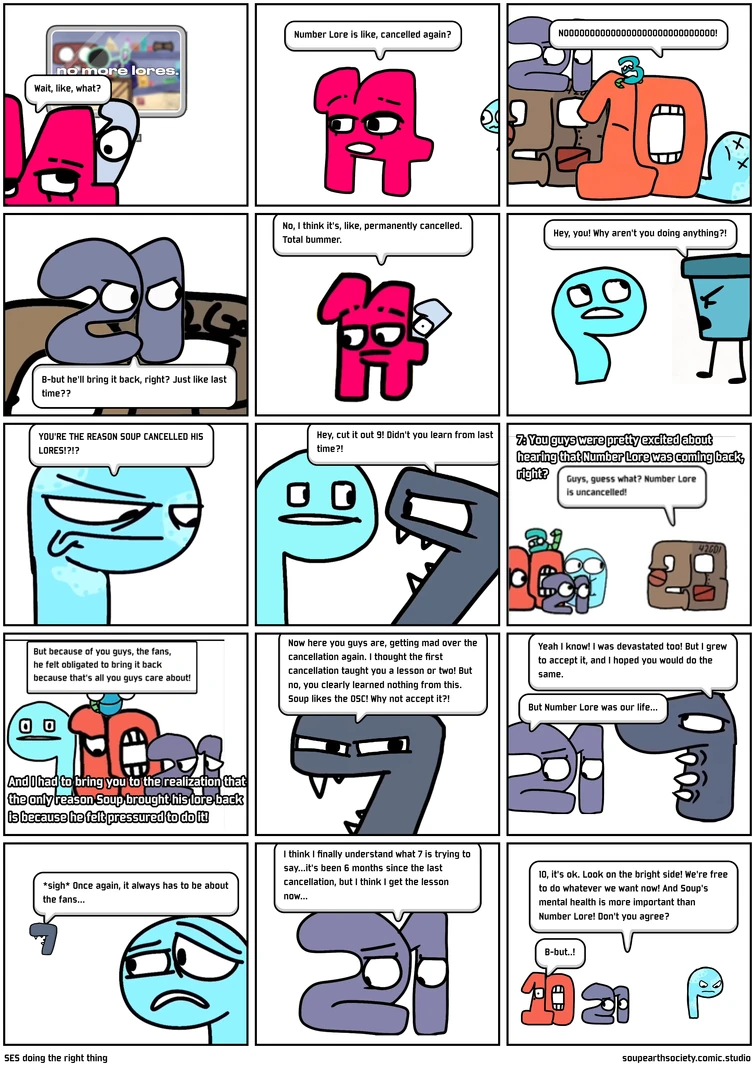 I made this because I'm sure how to feel about Number Lore being ...