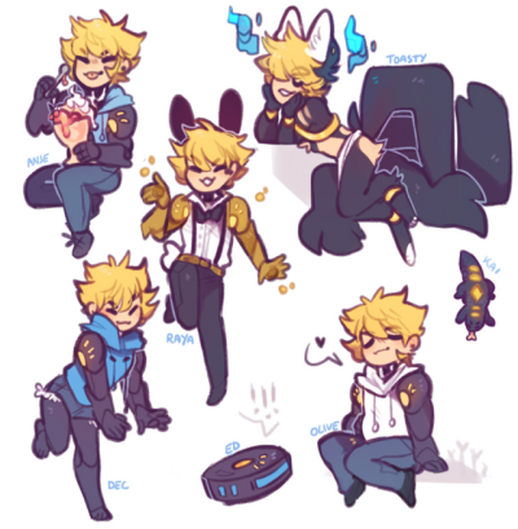 I made a JoJo OC and it's a cyborg! I'm still thinking of a stand for ...