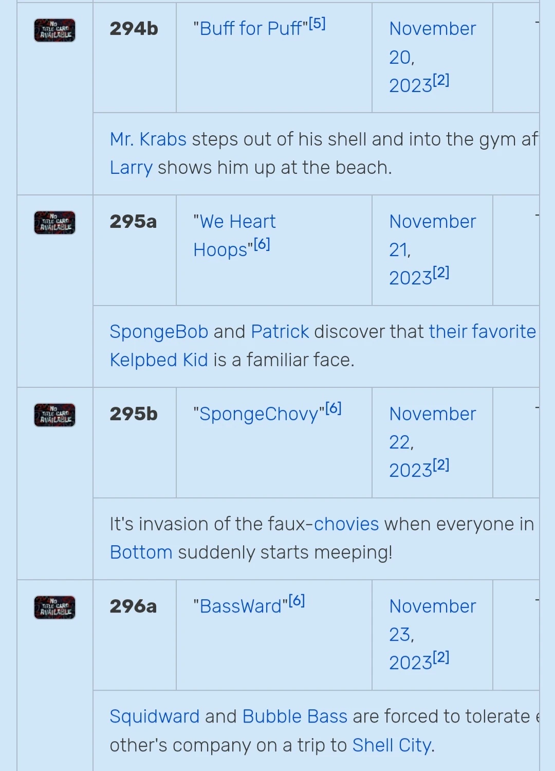 New airdates revealed | Fandom