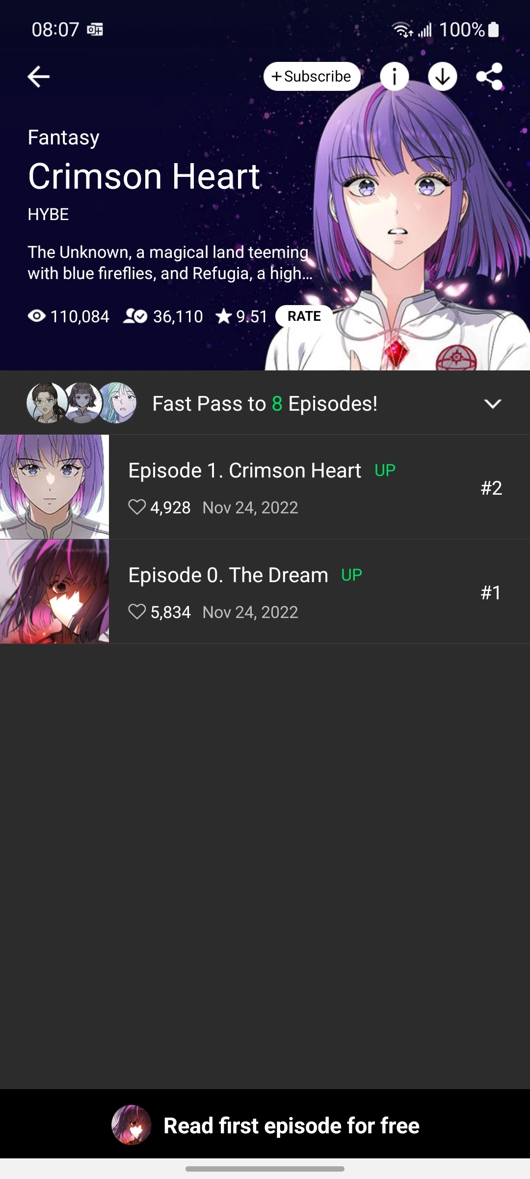 New LeSserafim Webtoon