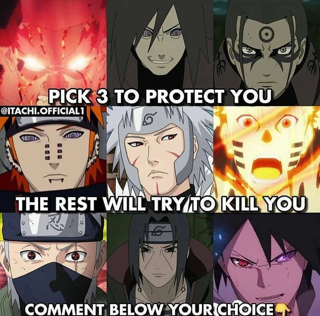 pick 3 to protect you the rest will try to kill you | Fandom