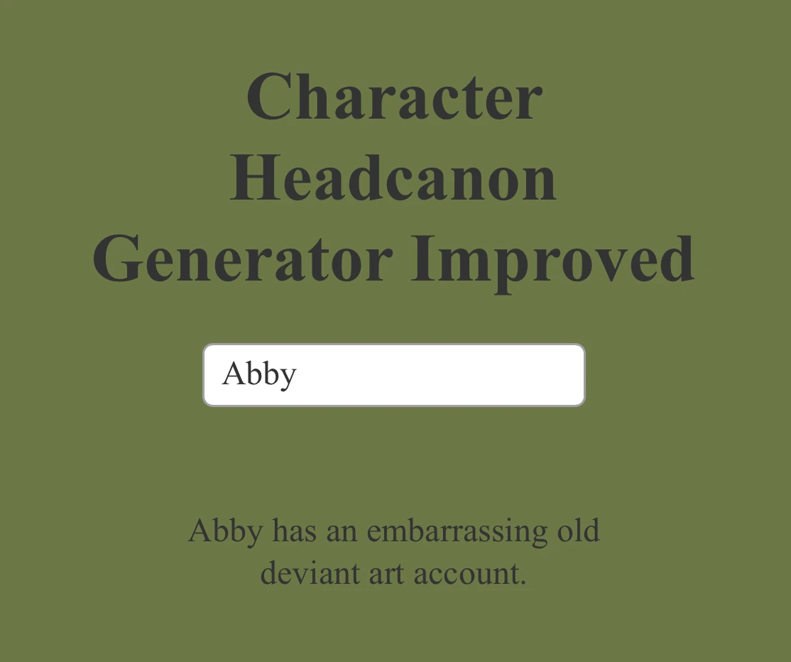 Using the miis in a random headcanon generator (Part 18) | Fandom