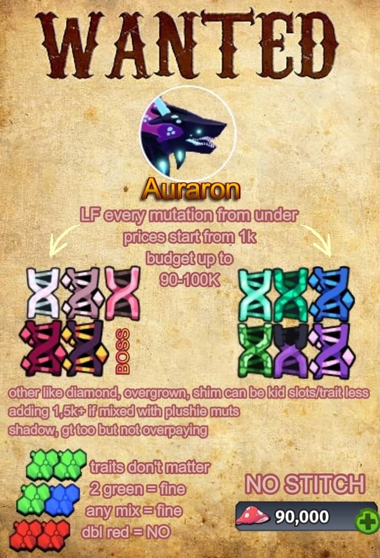 LF Auraron mut slots | Fandom