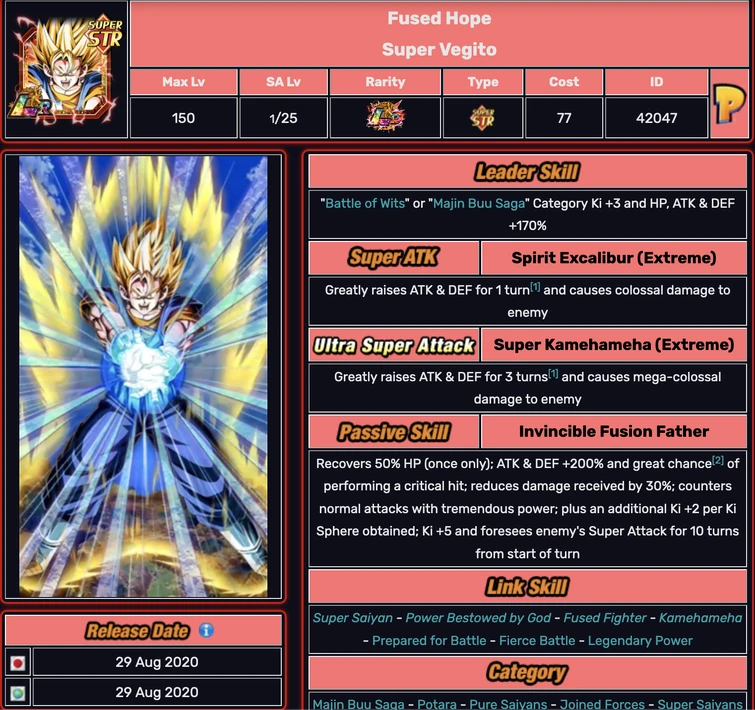 LR STR Vegito & LR TEQ Gogeta | EZA Concept | Fandom