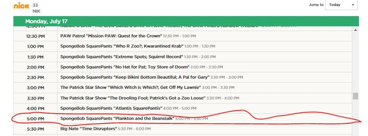 Update on SpongeBob premieres for next week: | Fandom