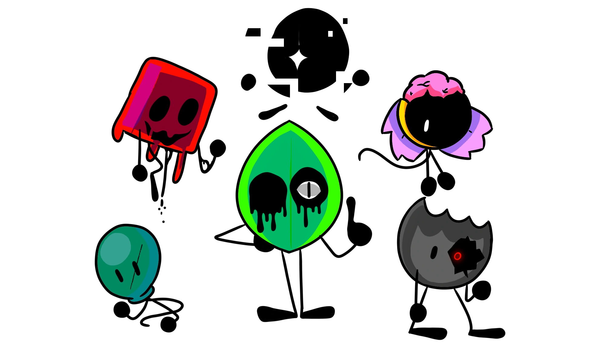 BFDI Horrorverse Character Roster Teaser #1 | Fandom