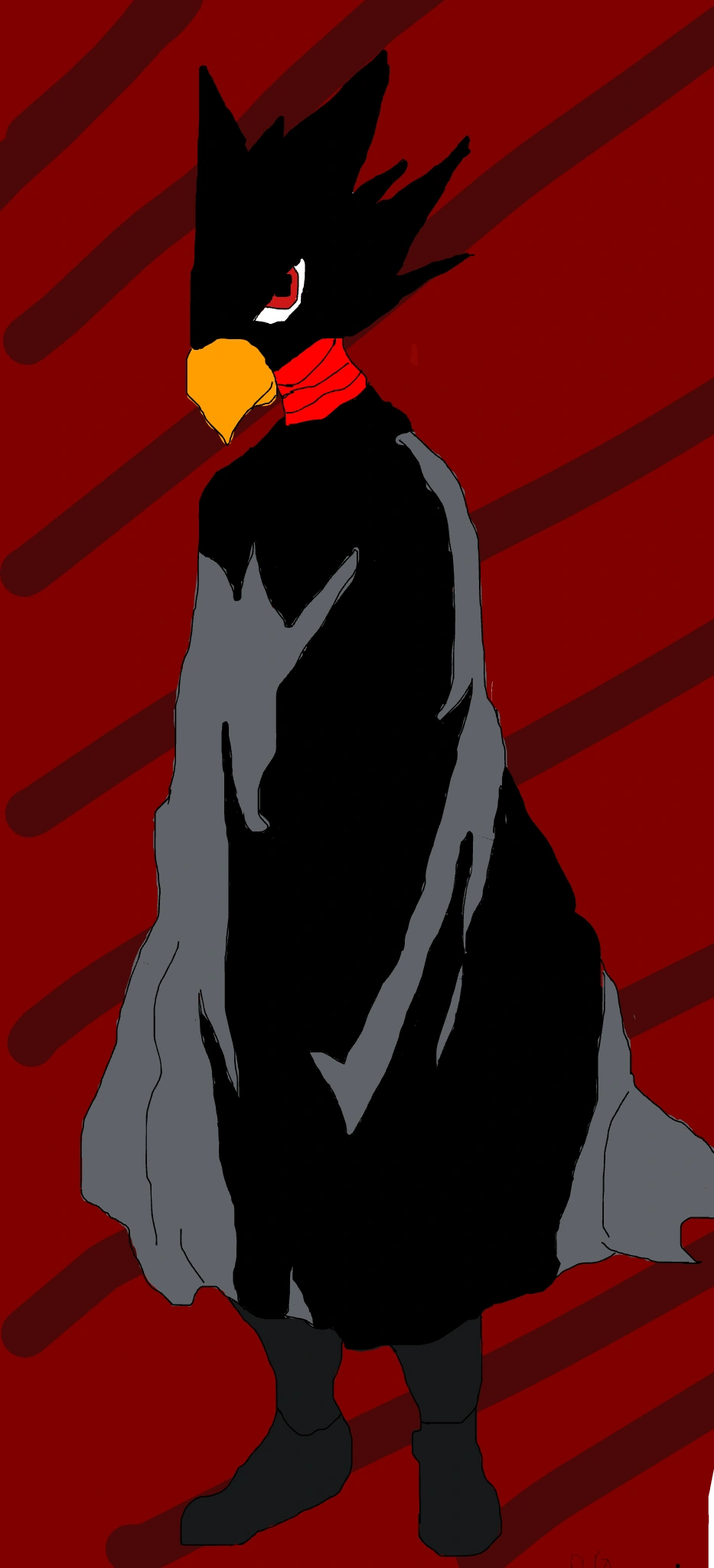 Old Tokoyami drawing. | Fandom