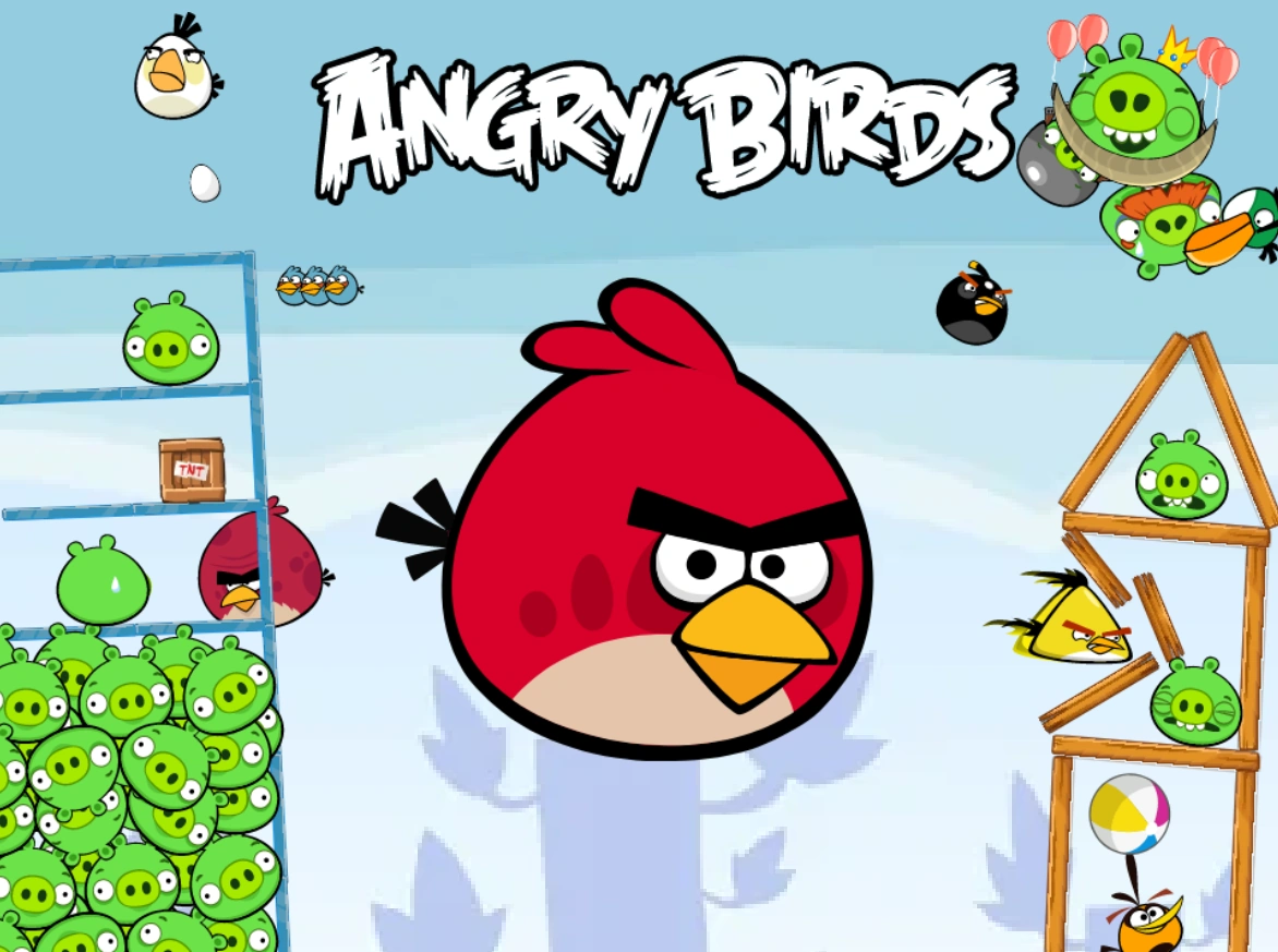 I made this remake of the Angry Birds original loading screen on ...