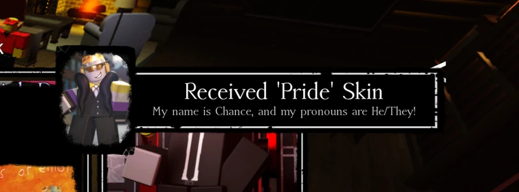 hey so uhh am i the only person who didn't know chance was non-binary before the patch | Fandom